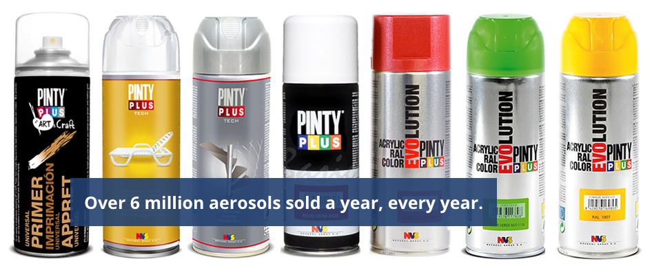 Spray Paint EVOLUTION Gloss - 200ml RAL Colours. Black White Gold ...